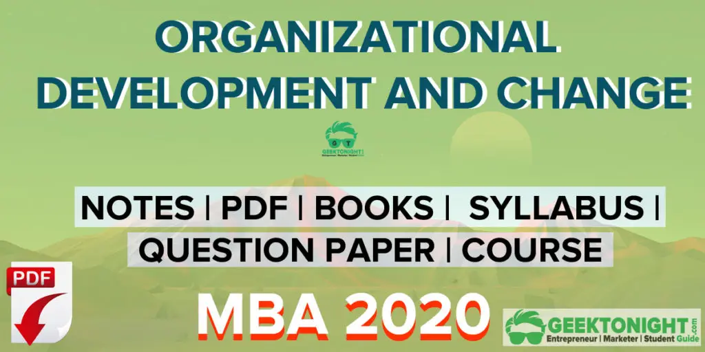 Training And Development In HRM Notes PDF | MBA 2025