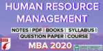 Human Resource Management Notes | HRM PDF | MBA 2026